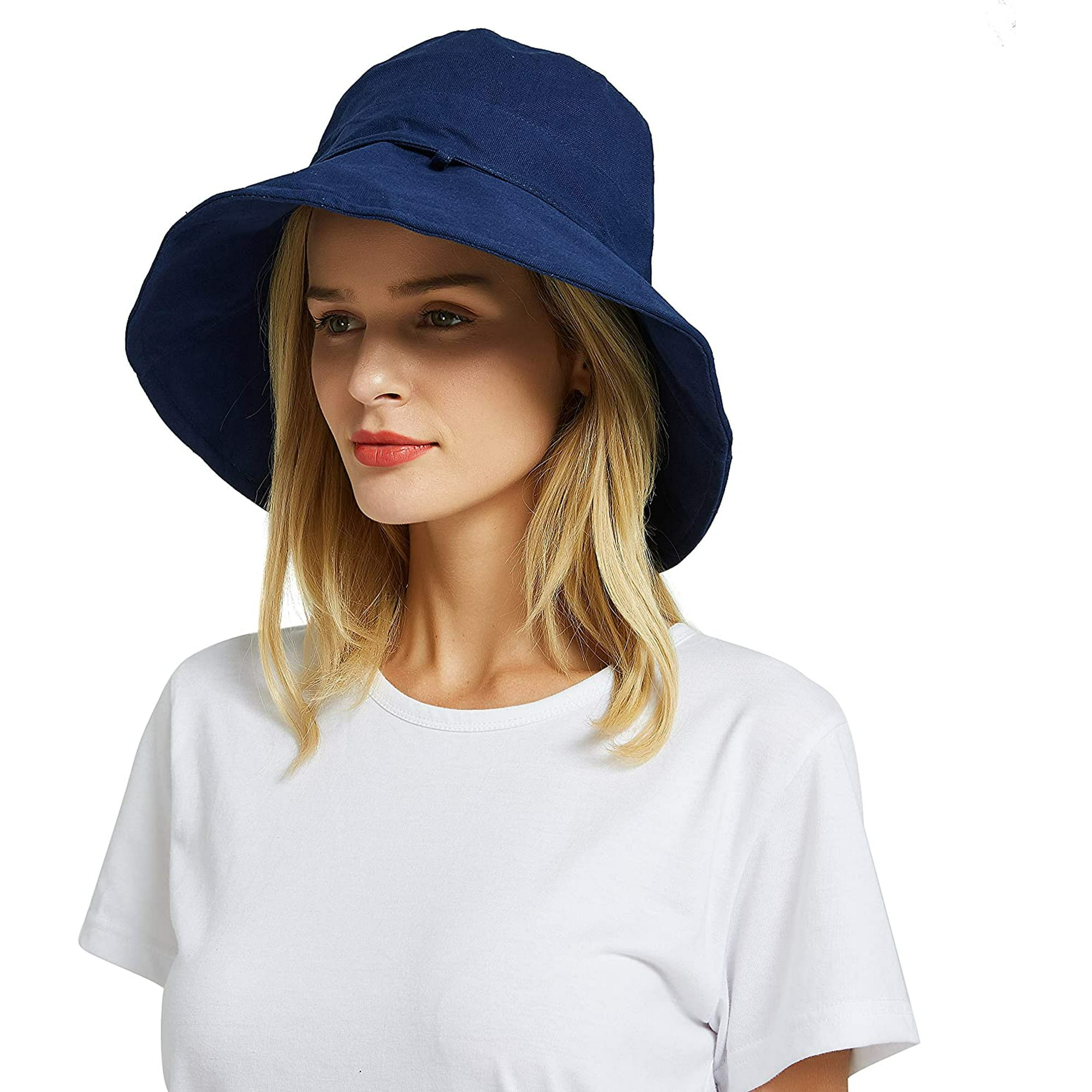 Click here for Yiailnter Womens Bucket Hat Summer Foldable Wide B... prices