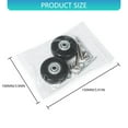 2PCS Practical Luggage Roller Wheels Multipurpose Replacement Casters ...