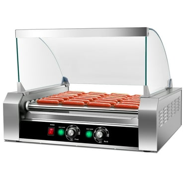 RollerDog Commercial Hotdog Cooker and Warmer - Big 30 Stainless Steel ...