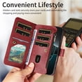 For Samsung Galaxy A15 5G Wallet Case, 9 Card Slots RFID Blocking ...