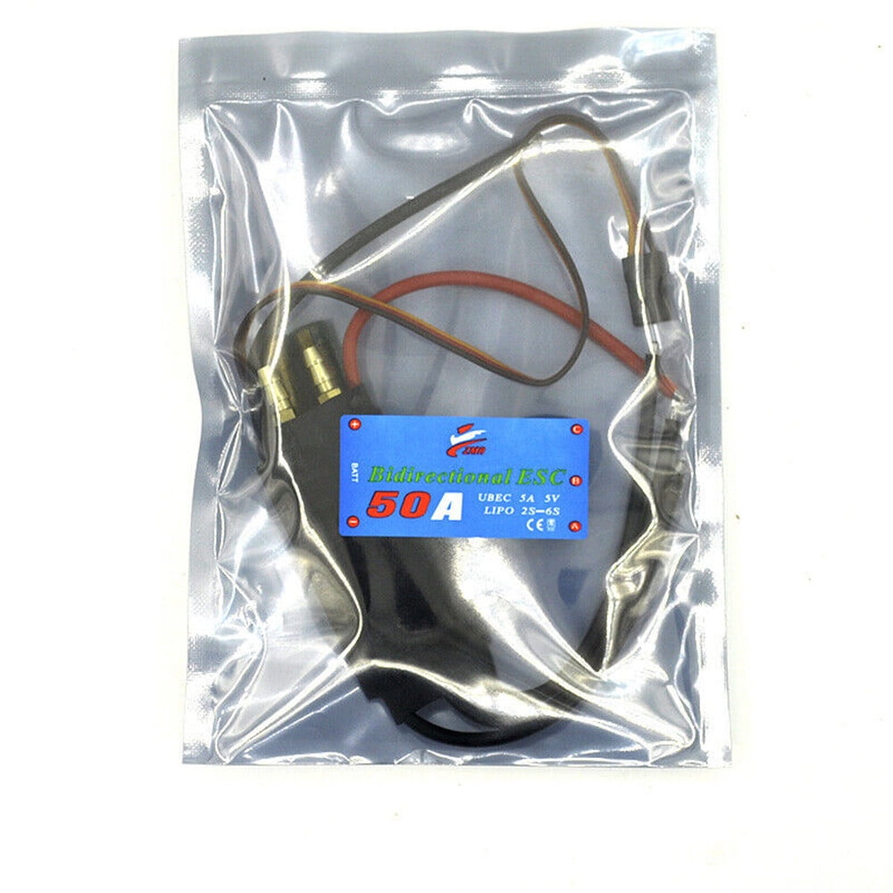 Bidirectional Brushless ESC Electronic Speed Controller for RC Ship ...