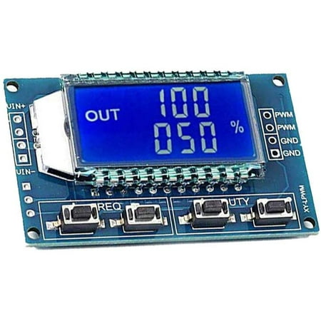 PWM Frequency Meter 1Hz-150KHz DC 3.3V-30V Adjustable Duty Ratio 0~100% ...