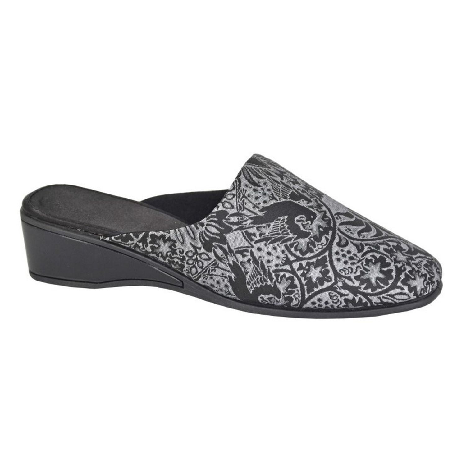 Click here for Sleepers Womens Priya Brocade Mule Slippers 8 prices