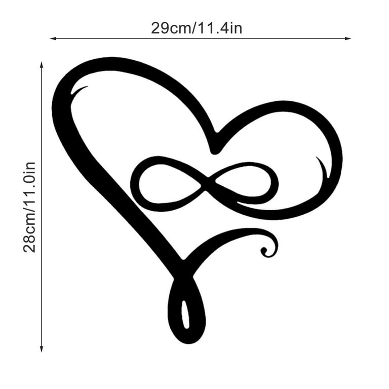 Heart Infinity Love Tattoo