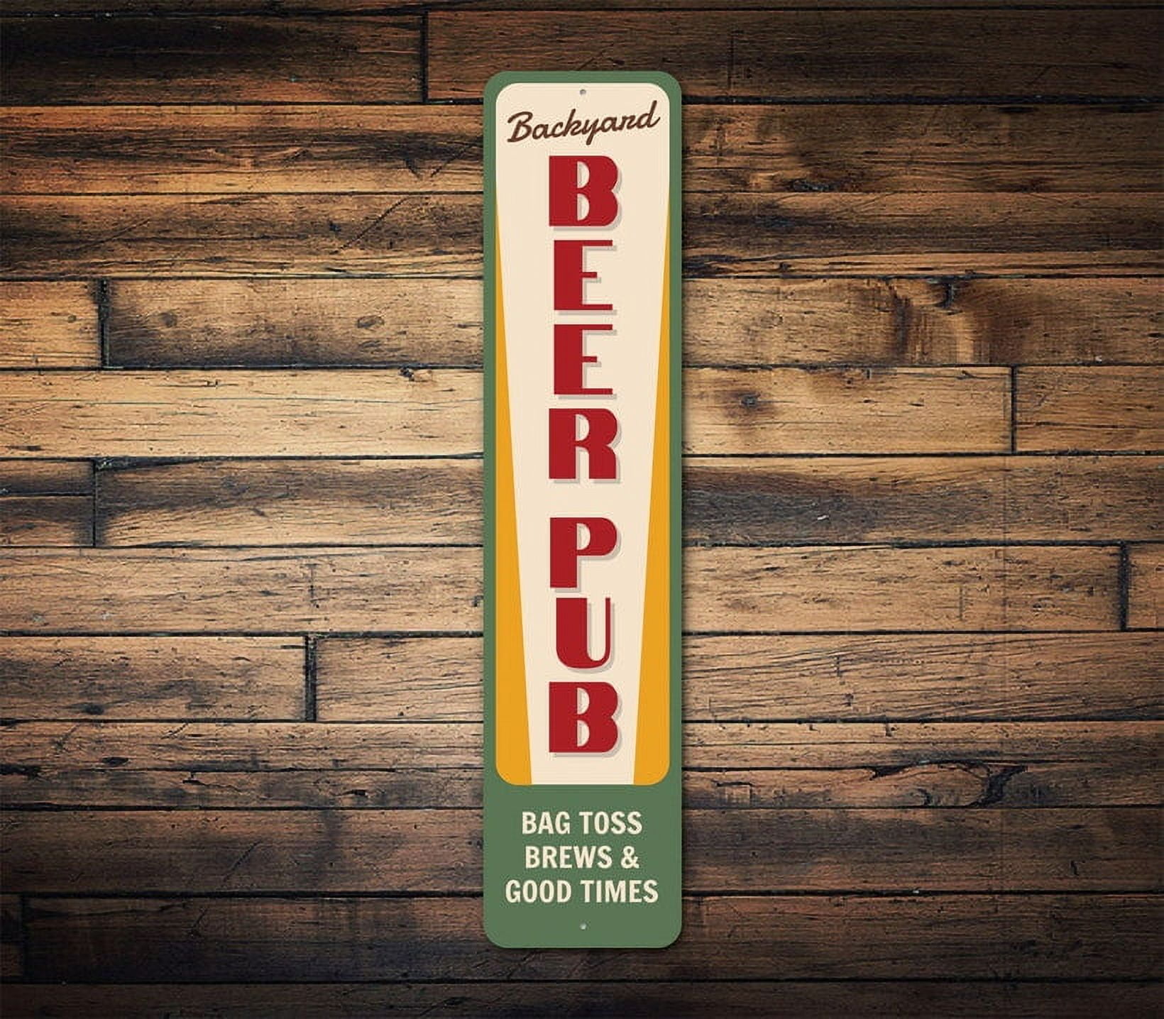 Letrero de pub para patio trasero, decoración de pub de cerveza ...