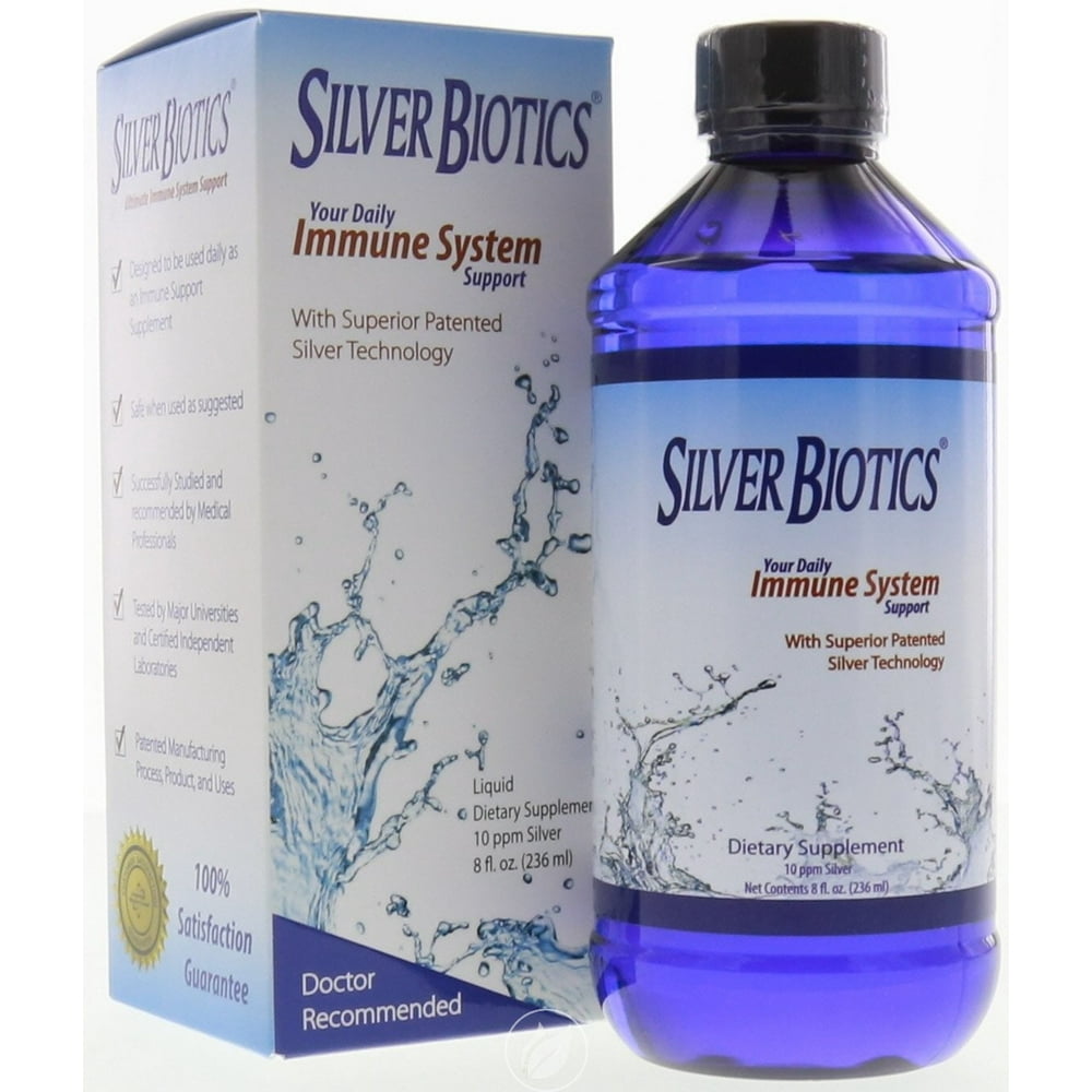 Silver Biotics Liquid Immune Support 8 Ounce - Walmart.com - Walmart.com