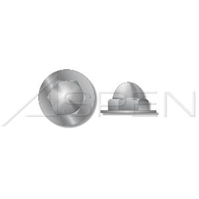 Aspen Fasteners No.10-24 Closed End Washer Based Acorn Cap Nuts, Zamac ...