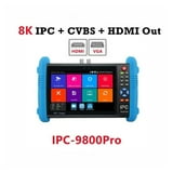 IPC-9800 Pro Full HD 8MP Cvi Tvi Ahd Cvbs Monitor Camera IP X7inch IPS Touch Screen PTZ Control ...
