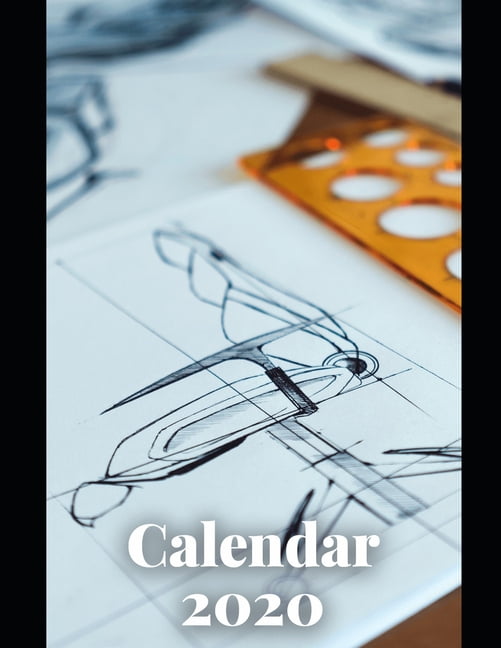 Designer Calendar 2020: Calendar Weekly Planer 2020 Logbook Diary Gift ...