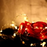 LED Pearl Beads String Lights, Battery Powered Pearls Garland Fairy ...