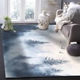 Area Rugs Indoor Non-Slip Rectangle Rug 2.7x5 Ft Mountain Peak Forest ...