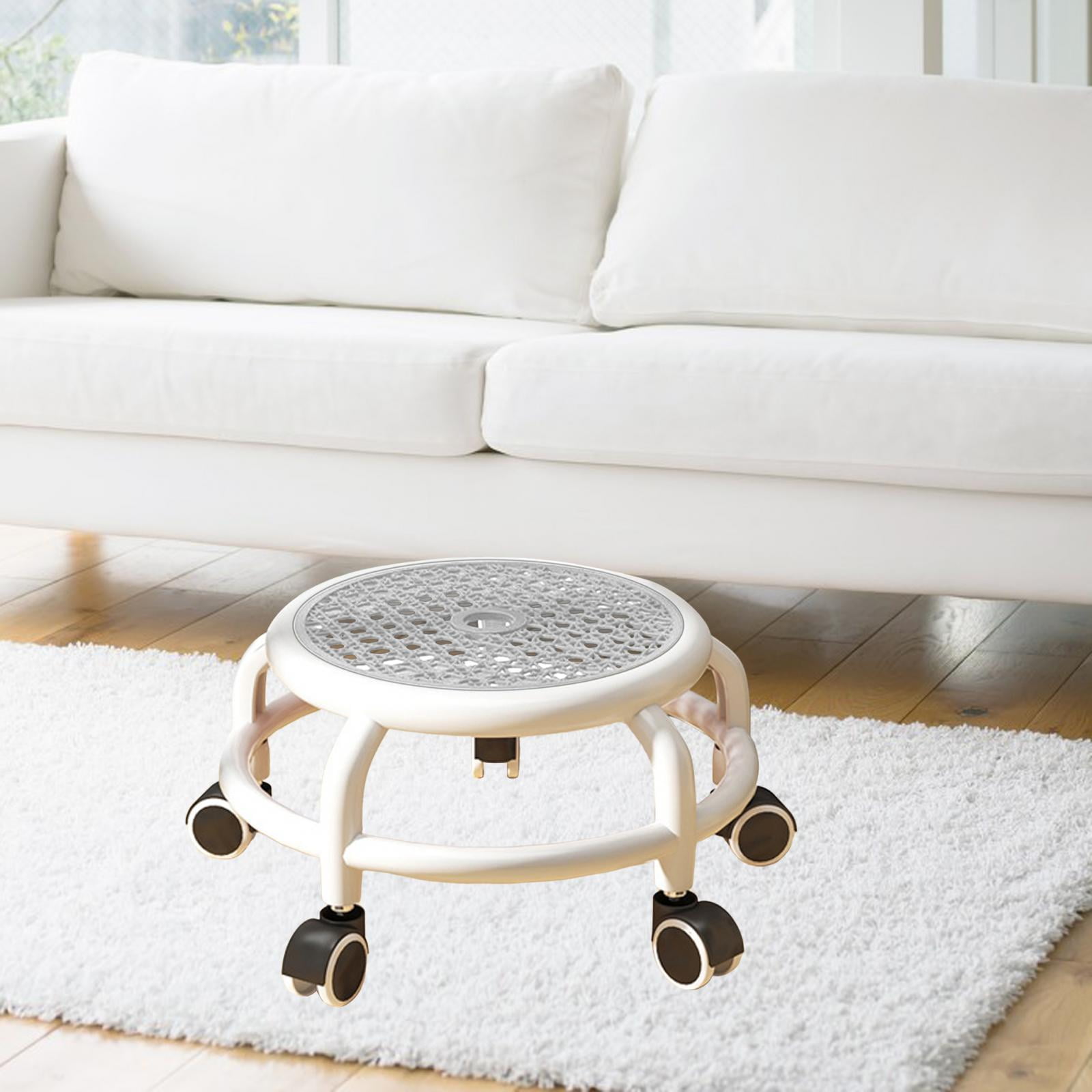 Swivel Rolling Stool, Pulley Wheels Stool, Footstool, Heavy Duty ...