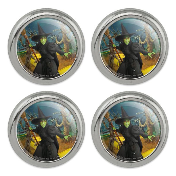 Wizard of Oz Wicked Witch Character Metal Craft Sewing Novelty Buttons ...