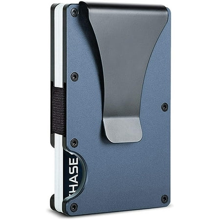 Minimalist Metal Wallet With Money Clip - Slim Aluminum Credit Card ...