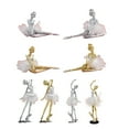 Beautiful Resins Ballerinas Statue Ballet Dancer Figurine Dancing Girl ...