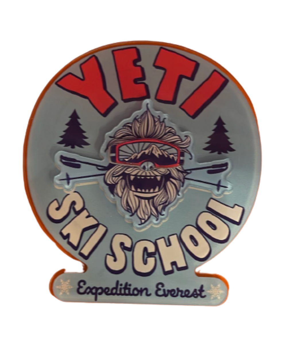 Disney Parks Expedition Everest Yeti Ski School Magnet New - Walmart.com