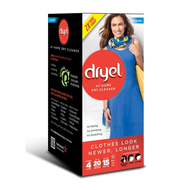 Dryel At Home Dry Cleaner Starter Kit, 4 Loads - Walmart.com - Walmart.com