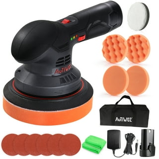 Astro Pneumatic 12V Cordless Variable Speed Palm Polisher with 2 ...