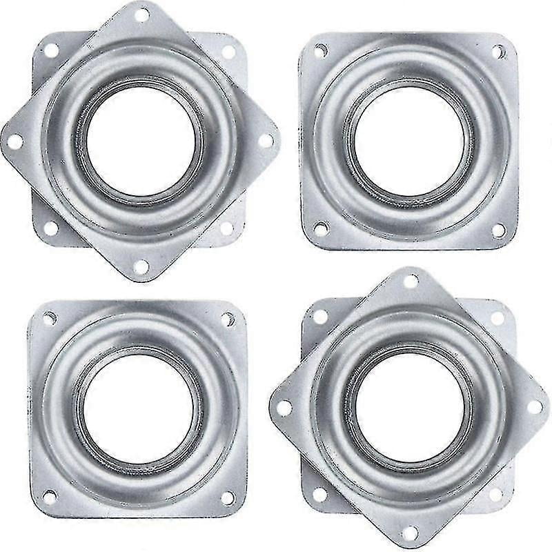 Heavy Duty 2-Inch Square Lazy Susan Turntable Bearings - 4 Pack Swivel ...
