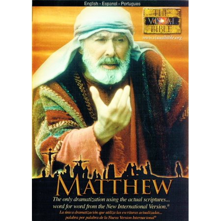 Gospel of Matthew The Visual Bible DVD in English, Spanish and ...