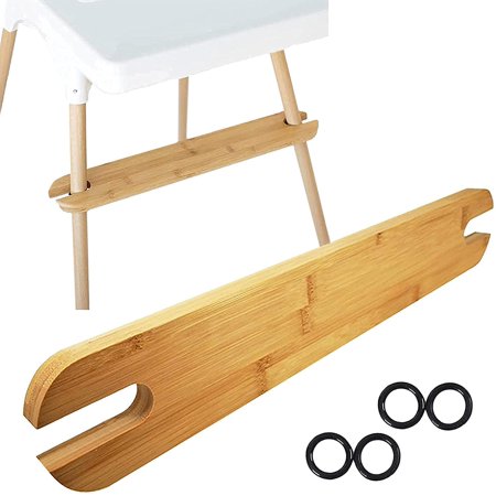 XBRW Baby High Chair Footrest - Wooden Foot Rest Adjustable,Non-Slip ...
