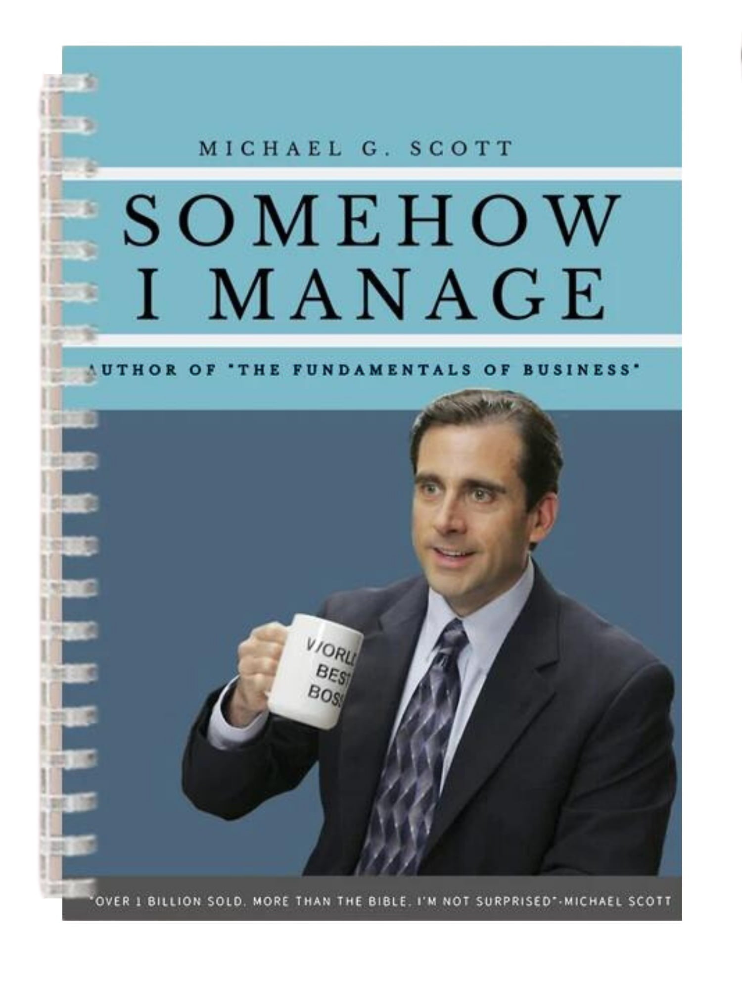 Michael Scott Somehow I Manage Book - Blue Version - Walmart.com