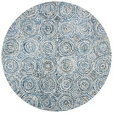 SAFAVIEH Nantucket Collection NAN214A Handmade Blue Rug - Walmart.com