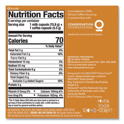 Starbucks Caramel Macchiato Carton