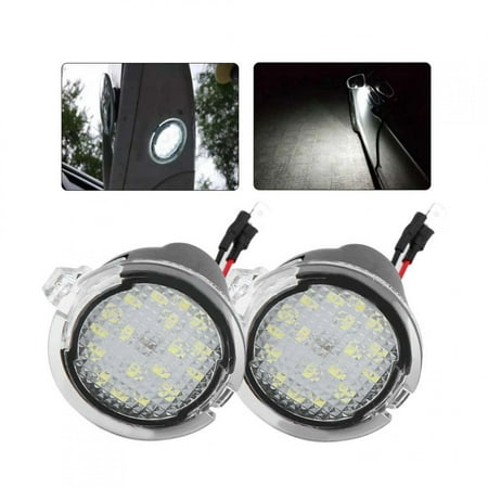 LED Puddle Lights, Mirror Puddle Light Side Mirror Light Lamps Durable ...