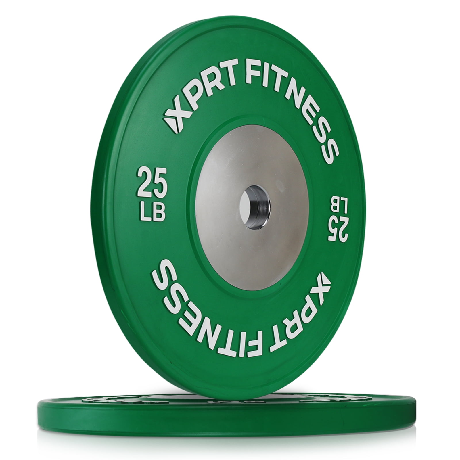 XPRT Olympic Competition Bumper Plate with Steel Core Insert, 25lb ...