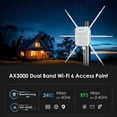 WiFi6 Outdoor Router AX3000 Access Point, Dual Band WiFi Router Mesh ...