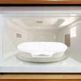 BESTYASH 1Pair White Plastic Microwave Egg Poacher Mold for Fast ...