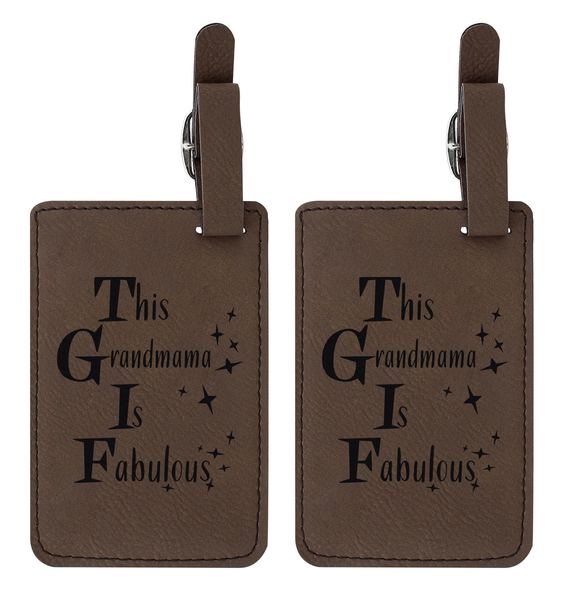 ThisWear Luggage Tag for Women This Grandmama Is Fabulous Grandmama ...