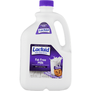 Lactaid Fat Free Milk, Calcium Enriched, 64 oz - Walmart.com