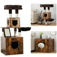 Dextrus Modern Cat Tree, Haven for Feline Friends - 4-in-1 Cat Tree ...
