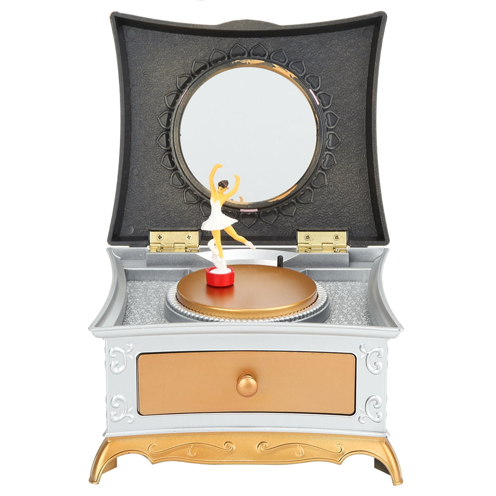 LYUMO Dancing Girl Music Box Toy Jewelry Storage Box Gift Home Ornament ...