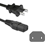 AC Power Cord NEMA 5-15P to IEC-60320-C13 14 AWG 3C 15A SJT 250V 6 ft ...