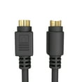 Cmple S Video Cable 3 ft SVHS 4-Pin Mini DIN Video Cord Black for Home ...