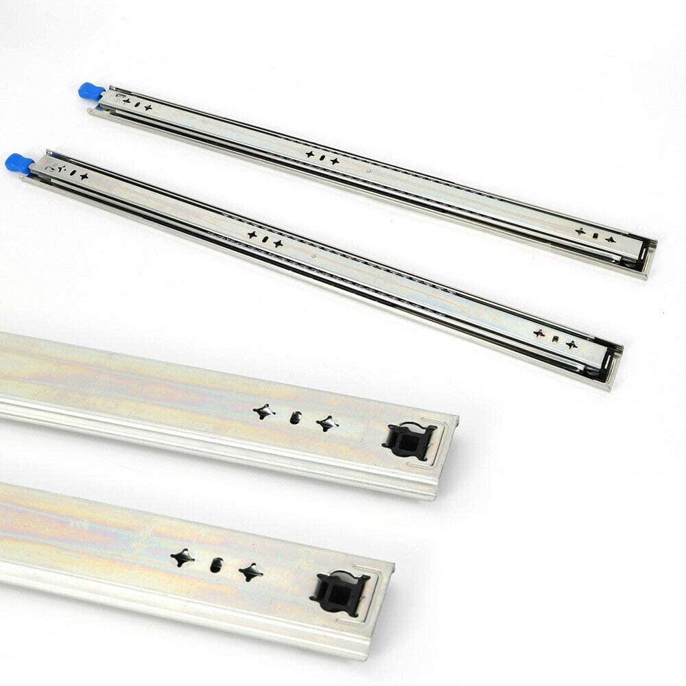 Locking Drawer Slide, 18-40inch Full Extension Ball Bearing Side Mount ...