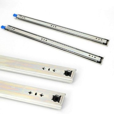 GlideRite 24 in. Side Mount Drawer Slides with 1" Over-travel, 5 Pairs ...