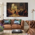 Adolph Menzel Concert With Frederick The Great Poster Wall Art Poster ...
