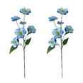 Blue Red White Plastic Butterfly Flower for Fourth of July Table ...