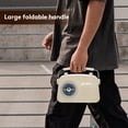 Ahiya Portable Retro Radio, AM/FM, Large Dial, Strong Reception, Cream ...