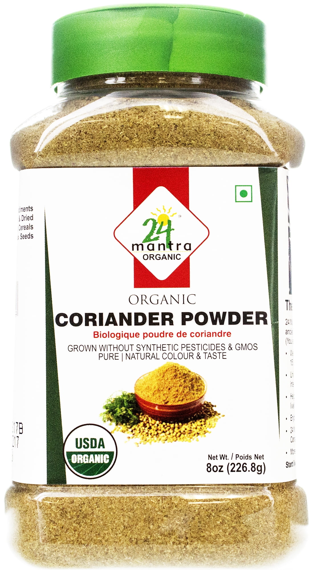24 Mantra Organic Coriander Powder, 8 Oz - Walmart.com