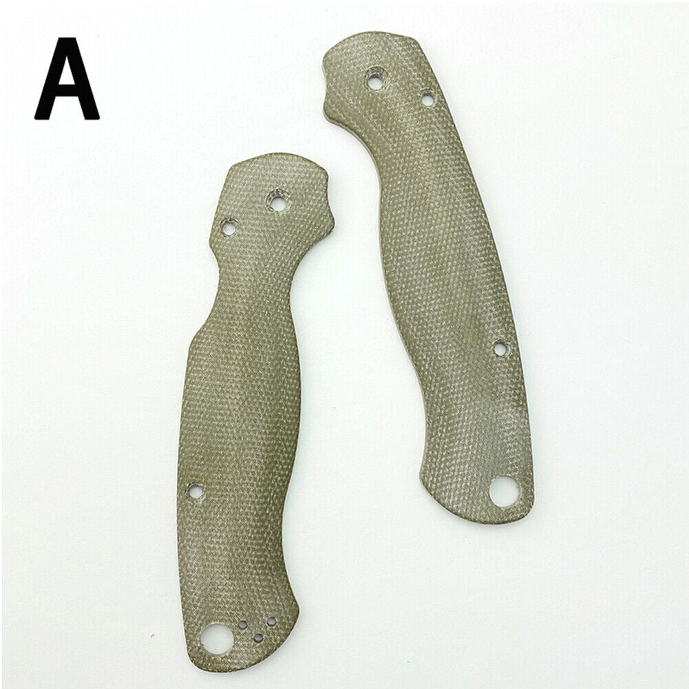 Custom Micarta Scales Handle Grips Fit For Spider Spyderco Paramilitary ...