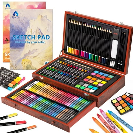 Crayola Inspiration Art Case, 140pc, Child's Craft Kit, Assorted Colors ...