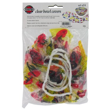 Set of 24 Reusable Elastic Bowl, Dish and Plate Covers - 3 Sizes ...