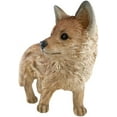 Ebros Realistic Faux Driftwood Finish Snooping Baby Fox Cub Resin ...