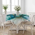 Abstract Marble Stone Flower Table Cloth 60x60in, Waterproof Square ...