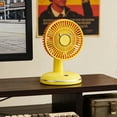 Stable Round Base Rechargeable Fan, anti-drop stable standing structure ...